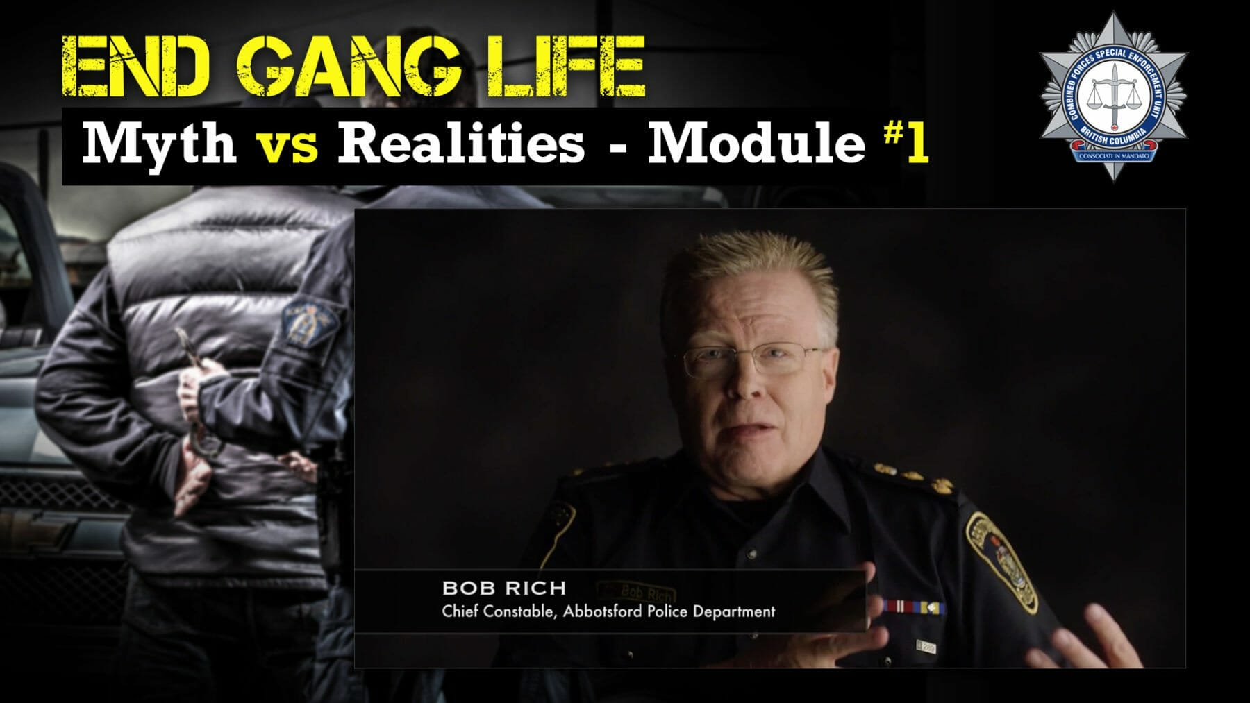 End Gang Life – Myths & Realities Video Modules | The Combined Forces ...